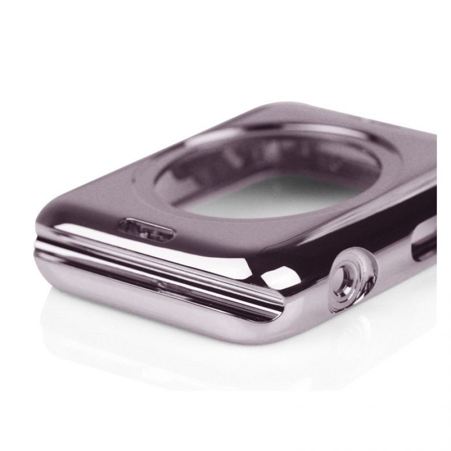 18K rose gold platinum mirror housing for apple watch