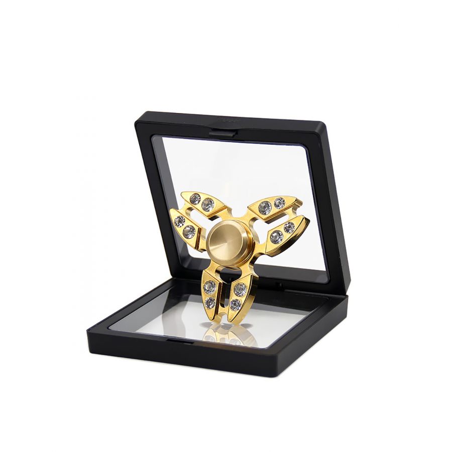 diamond fidget spinner with 24kt gold platin