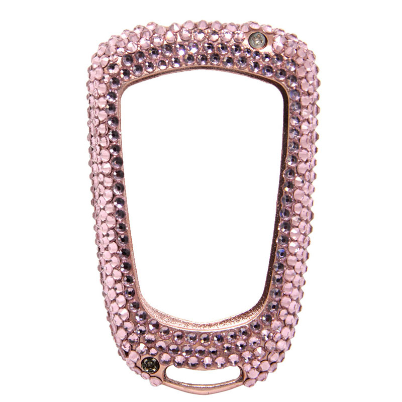 Attractive Pink Diamond Car Key Case Cover For Cadilla