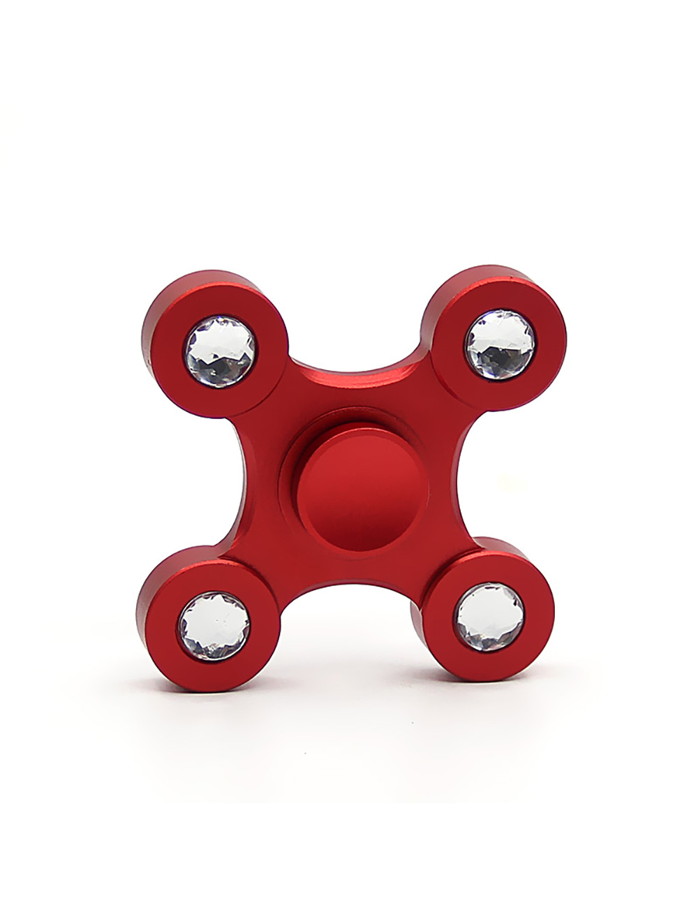 unique colorful Quadrilateral Crystal Fidget Hand Spinner