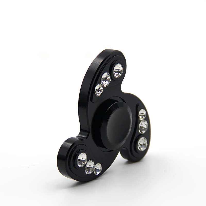 Fidget Spinner : Diamond Fidget Spinner black