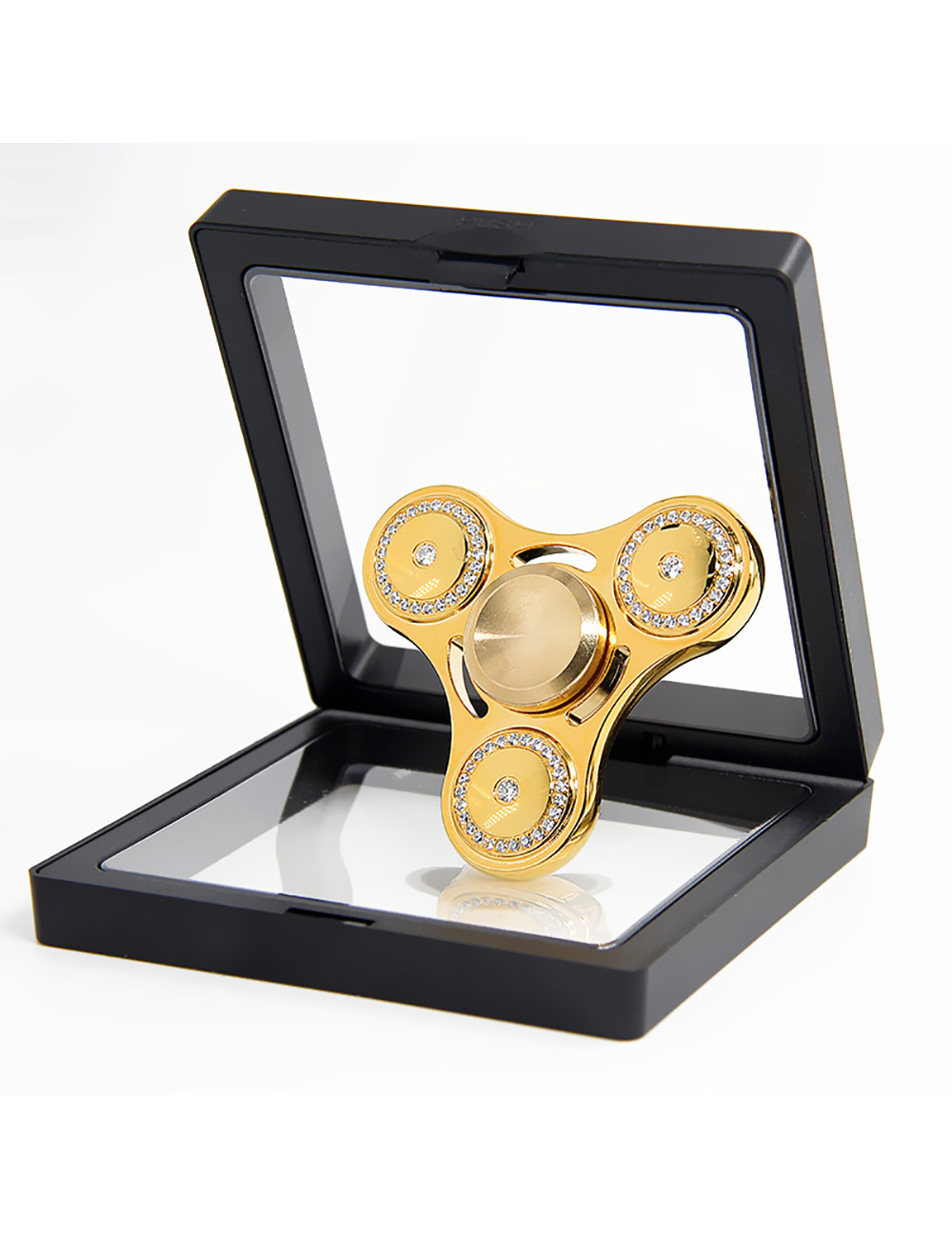 Fidget Spinner : luxury 24kt gold plated brass fidget spinner ...