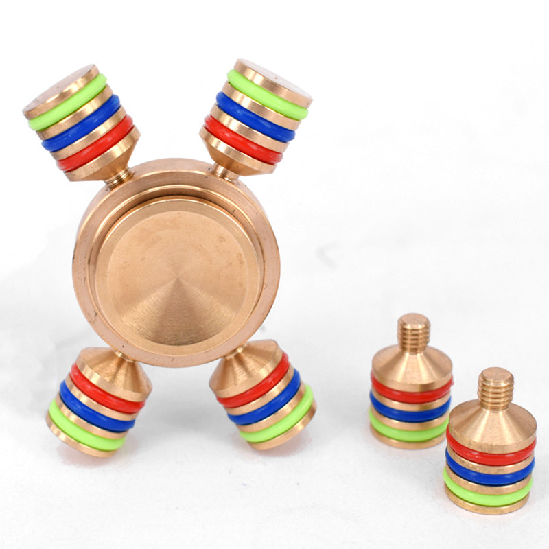 6 sided fidget Hand spinner finger brass fidget spinner toy