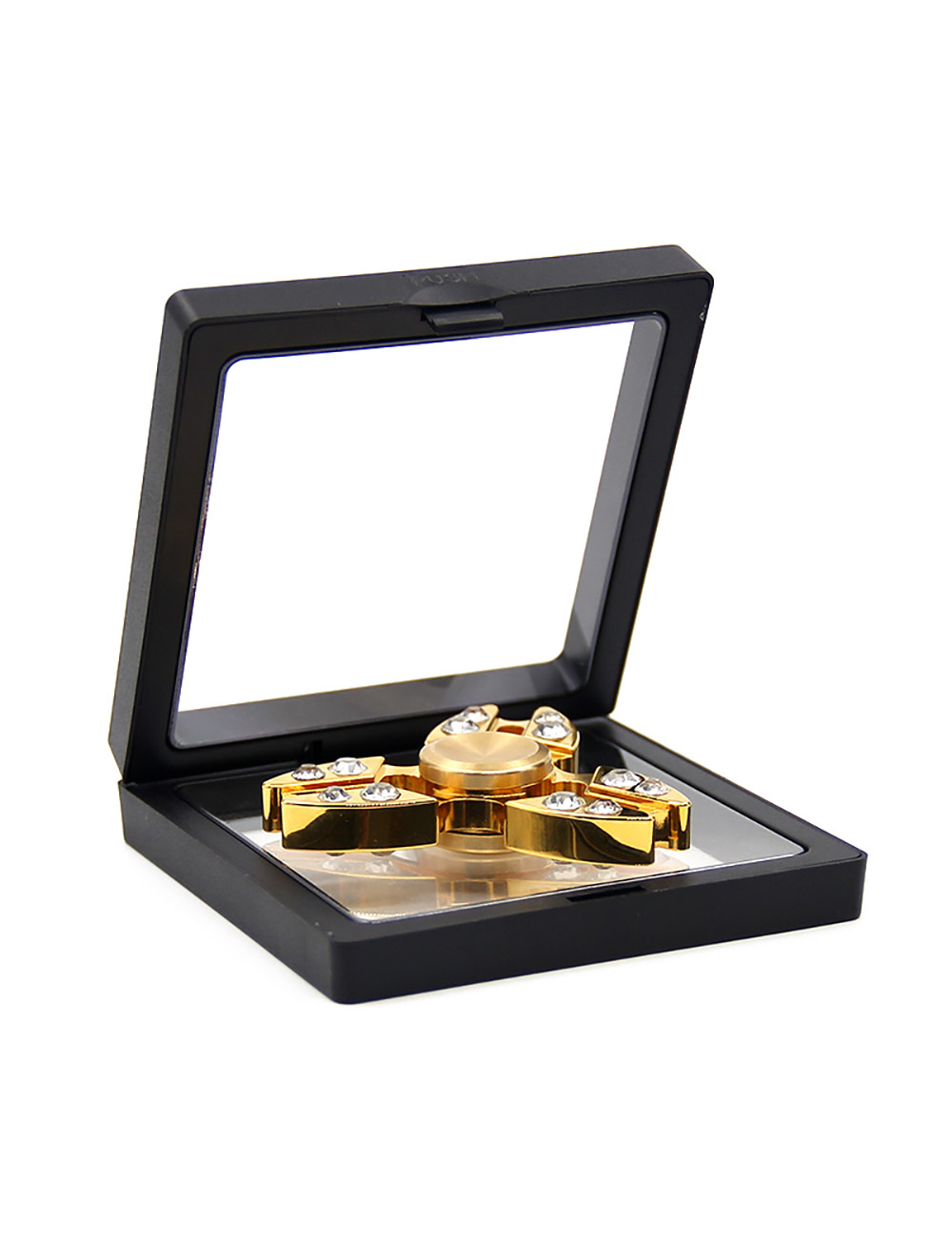 diamond fidget spinner with 24kt gold platin