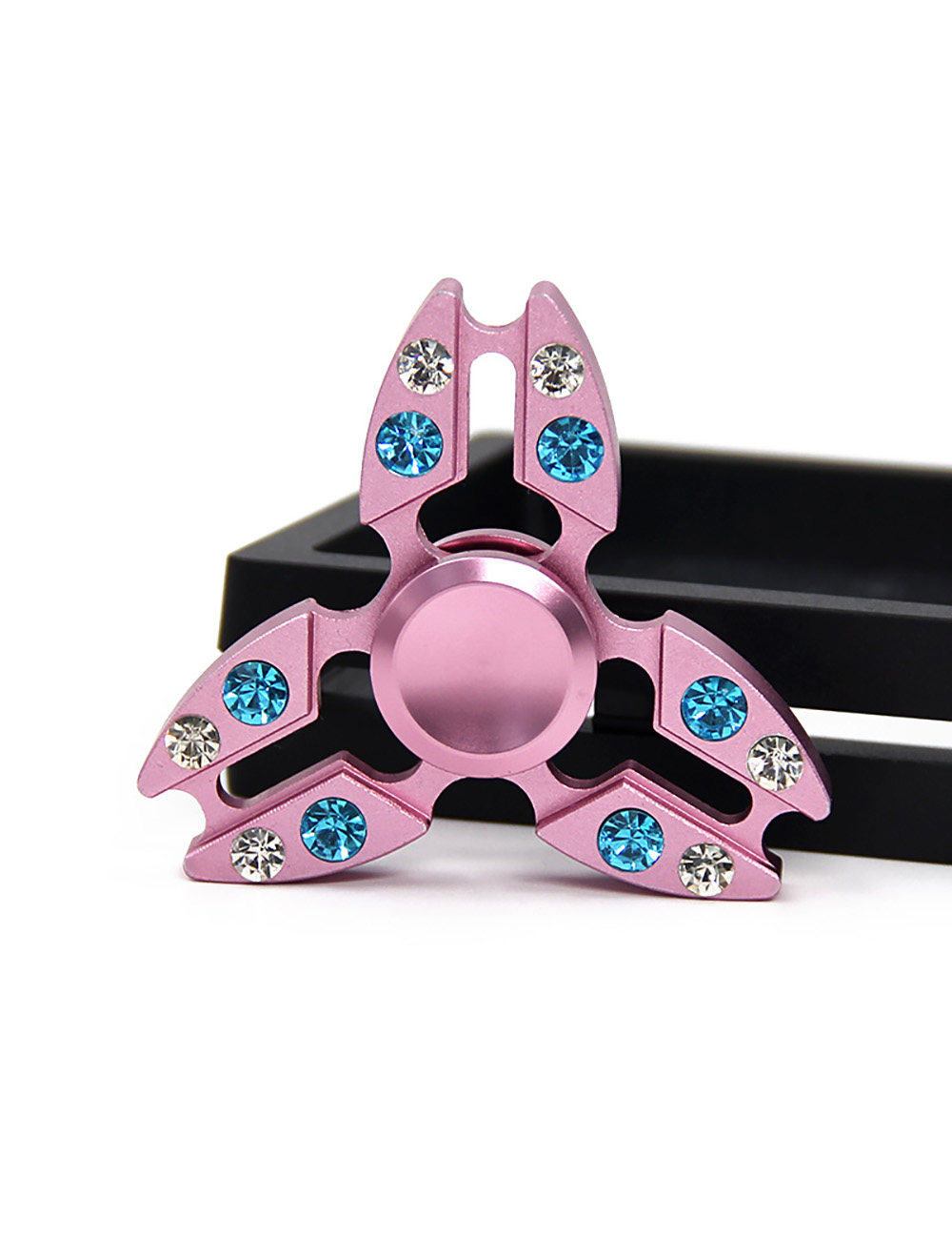 Crystal diamond fidget spinner 24 rhine stone